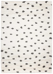 Kusový koberec shaggy Punta krémový 200x290cm