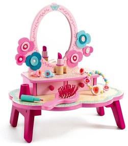 Dětský dřevěný toaletní stolek Djeco Flora
