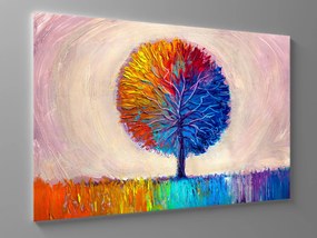 Liox Obraz kouzelný barevný strom Rozměr: 150 x 100 cm
