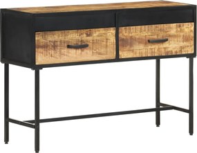 vidaXL Konzolový stolek 110 x 35 x 75 cm hrubé mangovníkové dřevo [288473]