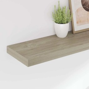 Plovoucí nástěnné police 2 ks dub 80 x 23,5 x 3,8 cm MDF 323878