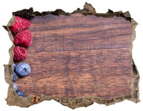 Wallmuralia Samolepící nálepka na zeď Lesní ovoce 95x64 cm