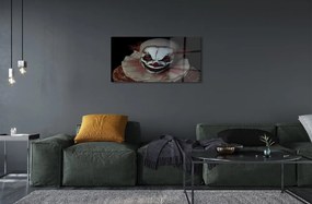 Obraz na skle Scary clown 140x70 cm