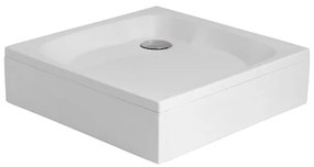 Polimat Čtvercová akrylátová sprchová vanička New Style 2 80x80 (90x90) Barva: Bílá, Rozměry (cm): 80x80