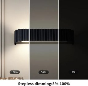 BRILAGI - LED Stmívat. nástěn. svít. FALCON MODERN LED/14W/230V 40 cm černá + DO