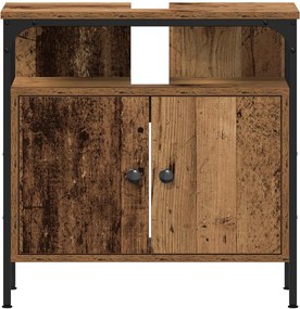 Sada koupelnového nábytku 2 ks Hnědá 60 x 30 x 60 cm 3332524