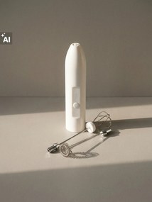 Sinsay - Elektrický napěňovač mléka s vyměnitelnými nástavci - bílá