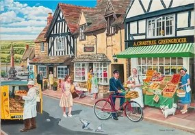 GIBSONS Puzzle Skládáme spolu: Návštěva vesnice / 40 dílků