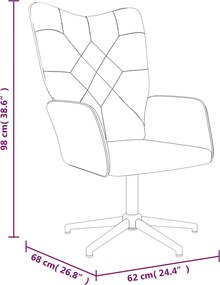 Relaxační křeslo patchwork textil 328199