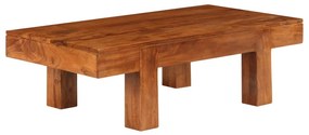 Konferenční stolek akácie s medovým povrchem 100 x 50 x 30 cm 245655