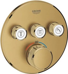 Grohe Grohtherm Smartcontrol sprchová a vanová baterie bez podomítkového tělesa kartáčovaný cool sunrise 29121gn0 G29121GN0