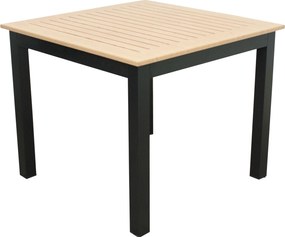 Doppler EXPERT WOOD antracit - gastro hliníkový stůl 90x90x75cm - Zboží s drobnou vadou (N519)