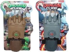 TEDDIES Vystřelovací drápy Drak/Dinosaurus / Plast / 2 barvy / od 3 le