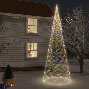 vidaXL Vánoční strom s hrotem 3 000 ch LED diod 800 cm [343581] Barva: Vícebarevný