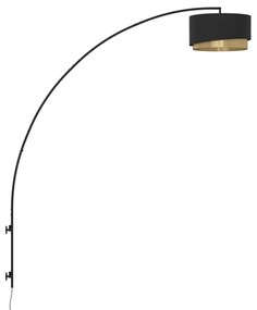 Eglo 390406 - Nástěnné svítidlo MANDERLINE 1xE27/40W/230V černá/zlatá