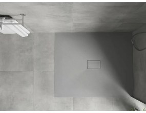 Mexen Hugo, SMC obdélníková sprchová vanička 140 x 100 cm, šedá, 42611014