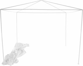 Zahradní párty stan, bílá, 3x3 m, TEKNO TYP 1