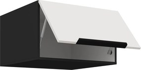ARIA wb | horní skříňka 60 NAGU-36 1F výklopná | 60 cm | HLUBOKÁ | ANTI FINGERPRINT povrch | černá/bílá