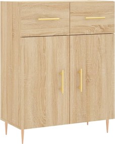Skříň highboard dub sonoma 69,5 x 34 x 180 cm kompozitní dřevo 3198140