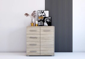IDZ Komoda FRIDA MINI 1D4S 01, 90 cm Dub Sonoma