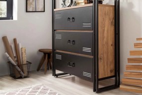 Designový regál Ilaria 180 cm borovice