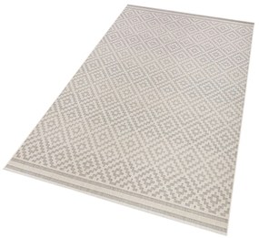 Hanse Home, Kusový koberec Meadow 102467 – na ven i na doma, 140x200, šedá, chodba / předsíň