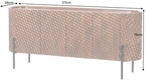 Invicta Mangová komoda ADLON tmavě hnědá 180 cm 47148