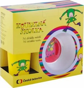 Presco Group Dětské nádobí Kouzelná školka / talíř / miska / kelímek