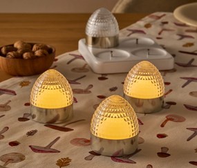 Tchibo - Sada dobíjecích stolních lamp - barva: transparent
