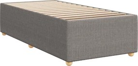 Box spring postel s matrací taupe 100 x 200 cm textil 3285550