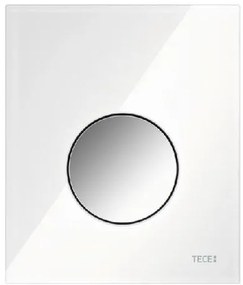 Tece TECEloop - Ovládání splachování pisoáru, bílé sklo/lesklý chrom 9242660