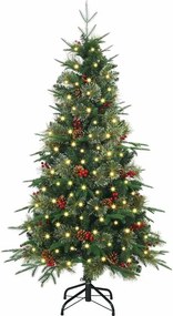 Umělý Skládací Vánoční Strom s stojanem Zelená 120 cm PE a PVC 3397389