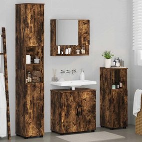 Sada koupelnového nábytku 4 ks Kouřový dub 61 x 35 x 64 cm 3392968
