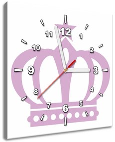 Gario Obraz s hodinami Koruna Rozměry: 30 x 30 cm