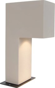 Moderní venkovní patník šedý 35 cm IP44 - Pompei