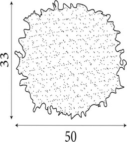 Searchlight 70393PI - Stínidlo k lustru KATE E14/E27 pr. 50 cm růžová