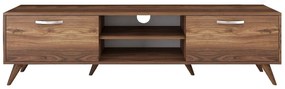 Designový TV stolek Einya 180 cm vzor ořech