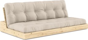 Karup Design  Rozkládací pohovka BASE - 747 Beige / Bez bočních boxů