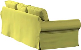 Potah na pohovku IKEA Ektorp 3-místná rozkládací, NOVÝ MODEL 2013 barva zelená látka lesklé, sametová