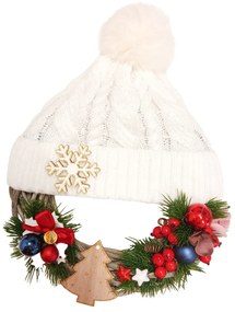 Adventní věnec bílý