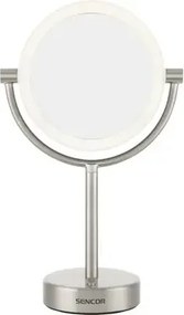 SENCOR SMM 3090SS Oboustranné kosmetické zrcátko / 18 cm / LED osvětle