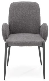 HALMAR K477 židle šedá