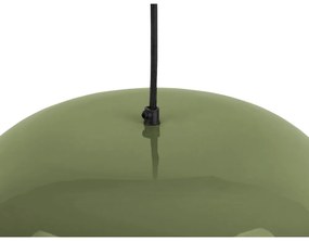 Zelené závěsné svítidlo s kovovým stínidlem ø 40 cm Dome – Leitmotiv