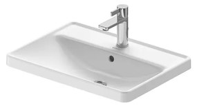 Duravit D-Neo - Vestavné umyvadlo 600 x 435 mm, s přepadem, bílá 0357600027