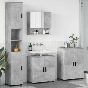 Sada koupelnového nábytku 4 ks Betonově šedá 61 x 35 x 64 cm 3393006