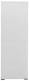 Petromila Kancelářská skříň světle šedá 90 x 46 x 134 cm ocel