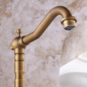 Rea Rustico, vysoká dřezová baterie h-370, zlatá matná, REA-B5521