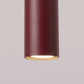 Sollux Lighting Závěsné svítidlo LAGOS 1 bordó