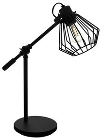 EGLO Stolní lampa TABILLANO 1, 1xE27, 40W, černá 99019