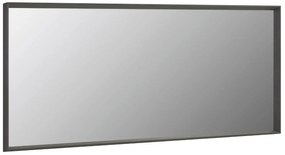 OnaDnes -20% Tmavě šedé dřevěné nástěnné zrcadlo Kave Home Nerina 80 x 180 cm